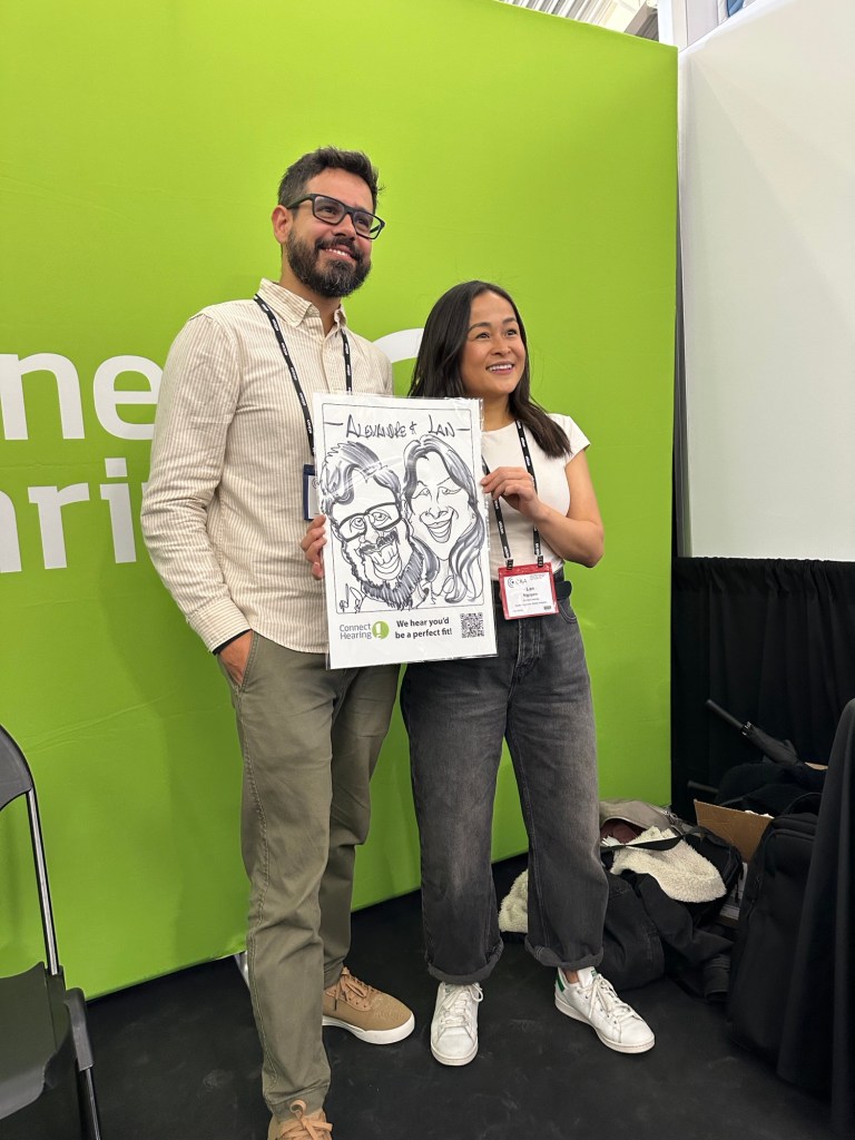 Caricaturing at the Connect Hearing Trade Show Booth: Collingwood ...